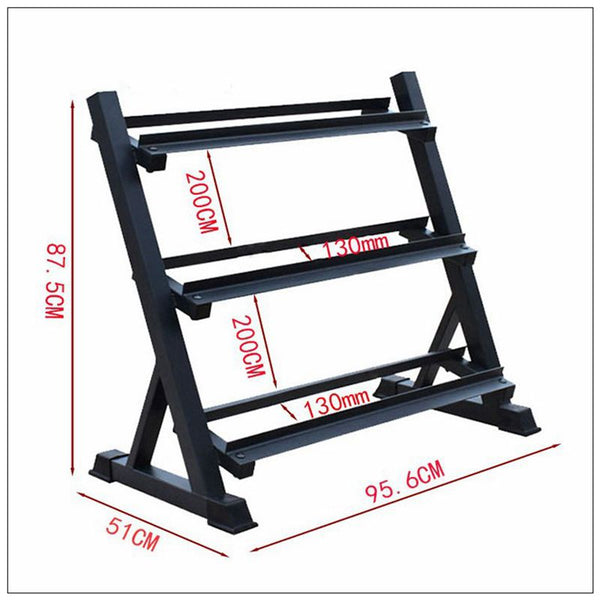 RTM 3-Tier Dumbbell Rack - Cardio Online Superstore