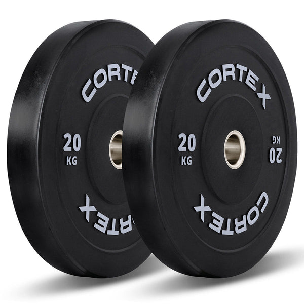 Cortex 100kg Black Series V3 Bumper Plate Set - Cardio Online Superstore